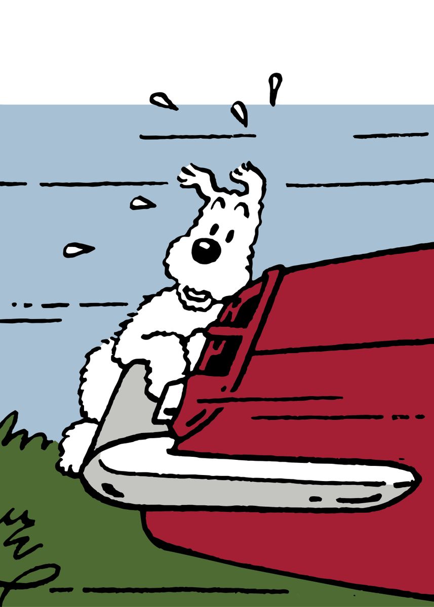 'fast dog' Poster by Reno Marino | Displate