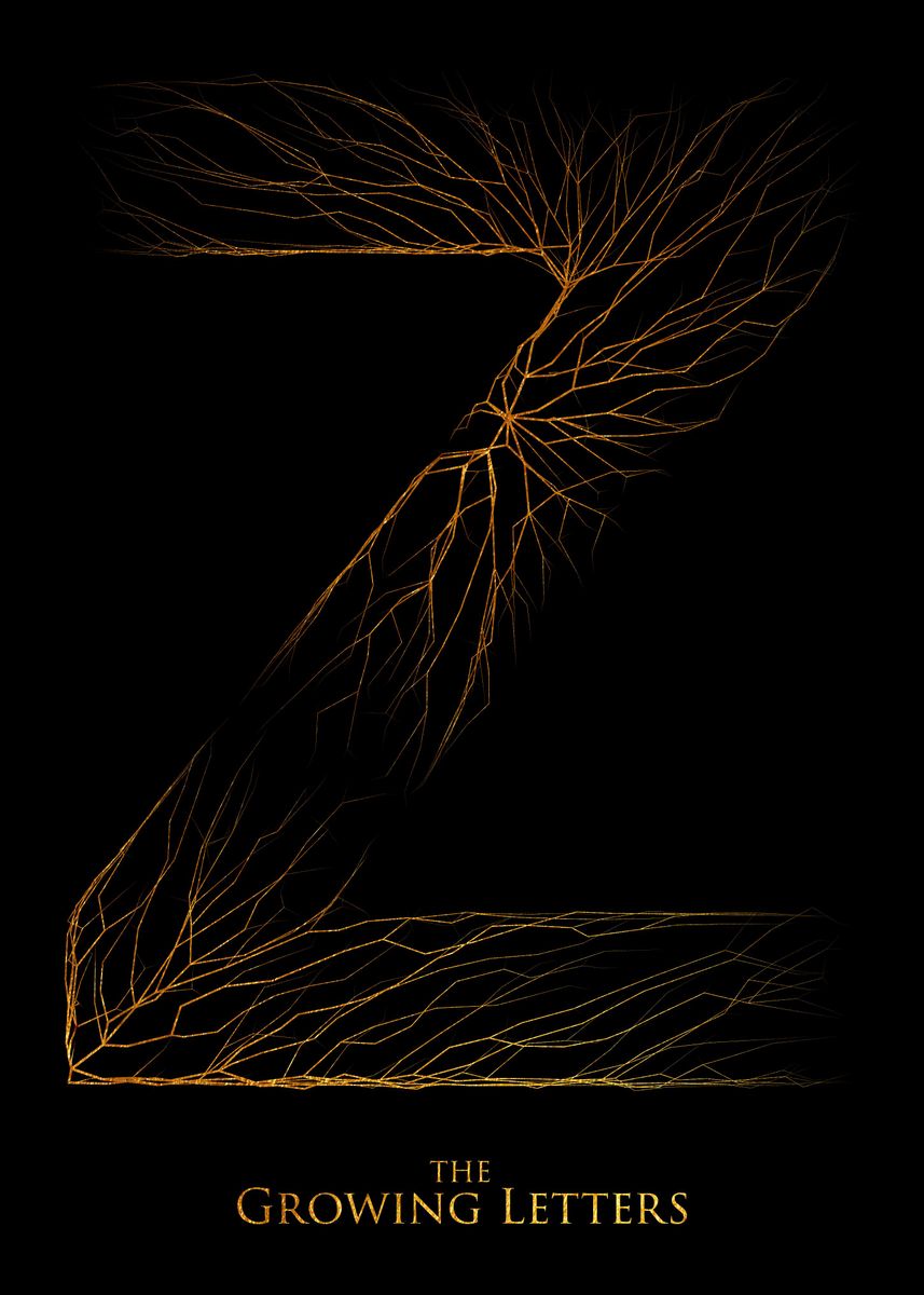 'The growing letters' Poster, picture, metal print, paint by Dalton ...