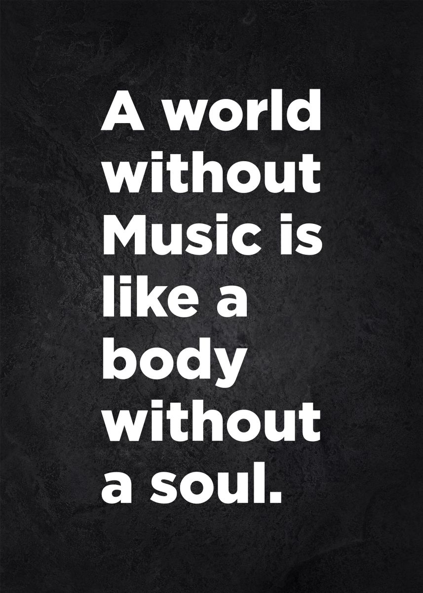 'inspirational music quotes' Poster by Bestselling Music Posters | Displate