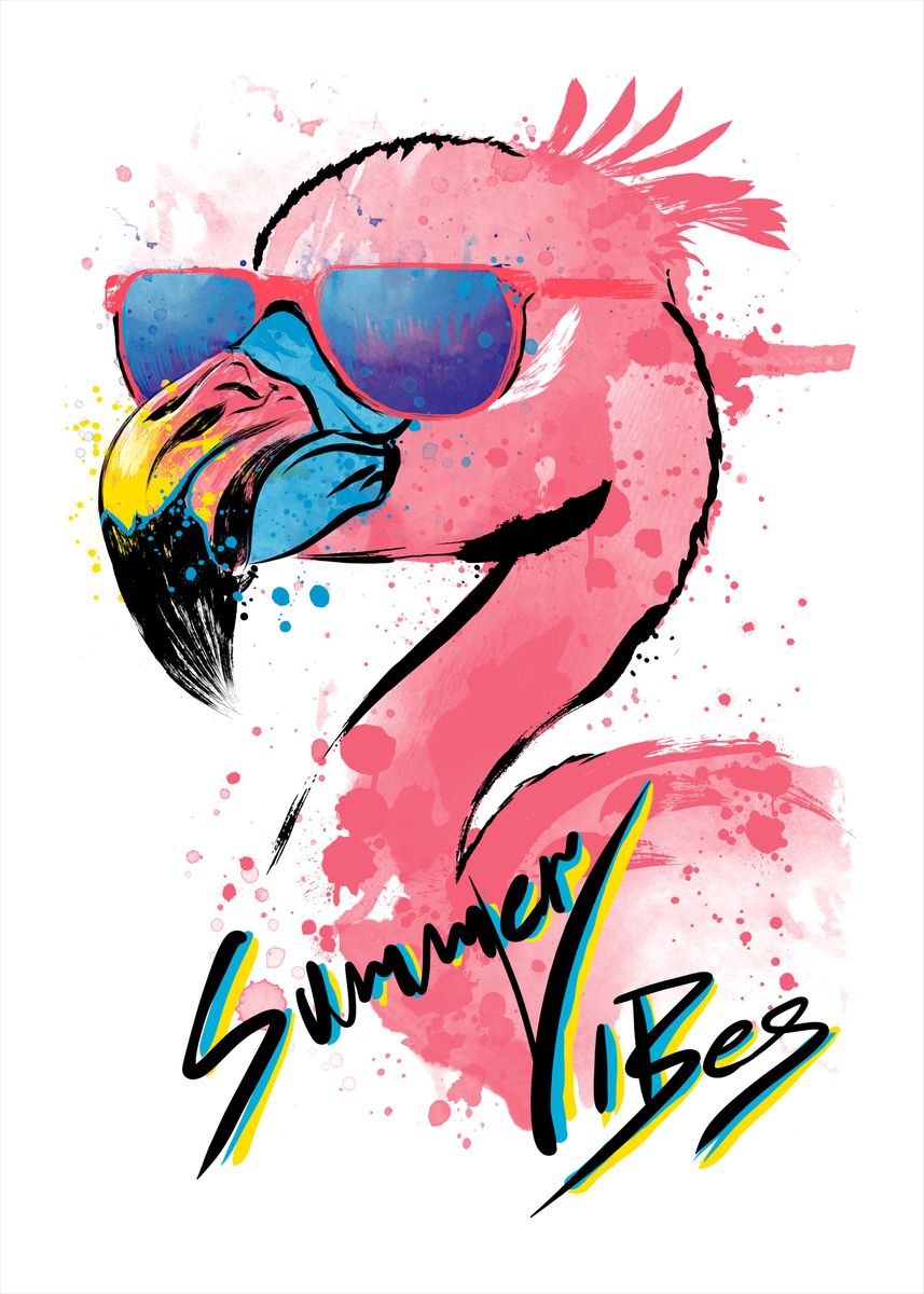 'Summer vibes' Poster, picture, metal print, paint by Antonio Camarena ...