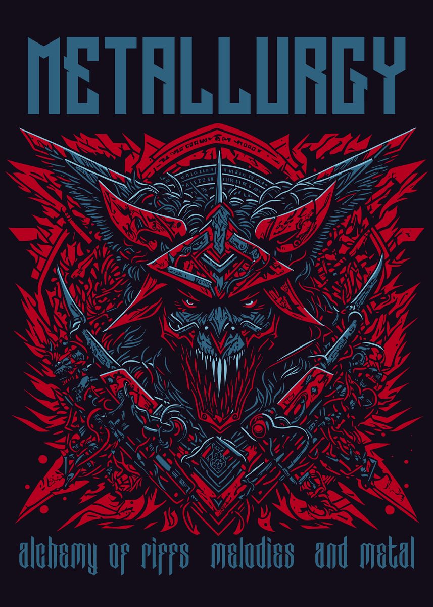 'Metallurgy' Poster, picture, metal print, paint by Popart PosterS ...