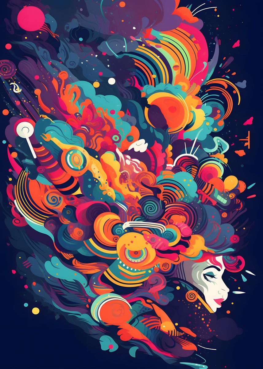 'Graffiti Poster' Poster, picture, metal print, paint by Grafitti ...