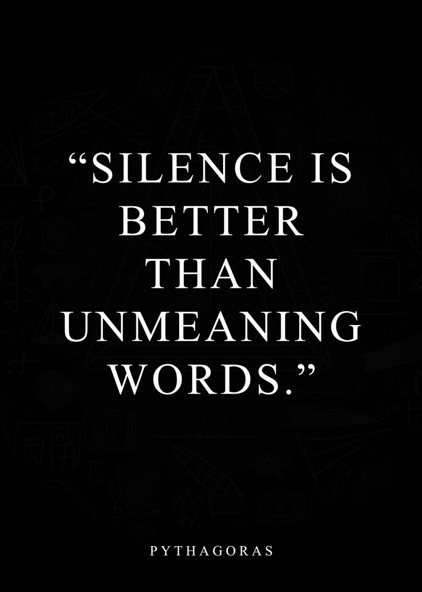 'Pythagoras Motivational' Poster by ARB Studio | Displate