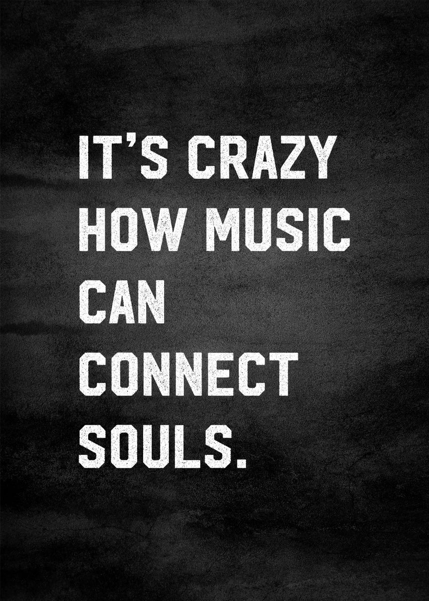 'inspirational music quotes' Poster, picture, metal print, paint by ...