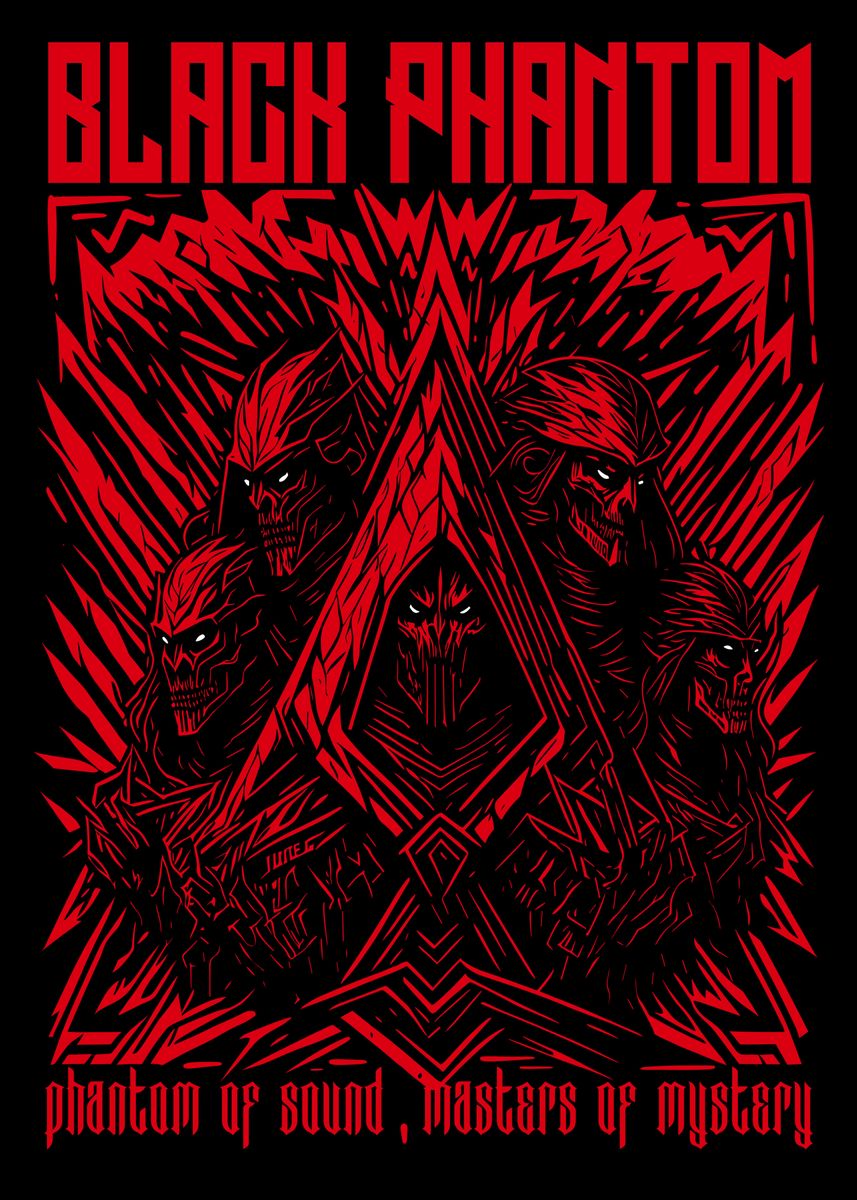 'Black phantom' Poster by Popart PosterS | Displate