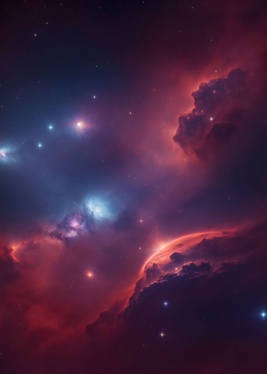 'Nebula' Poster by Surrealistic Space | Displate