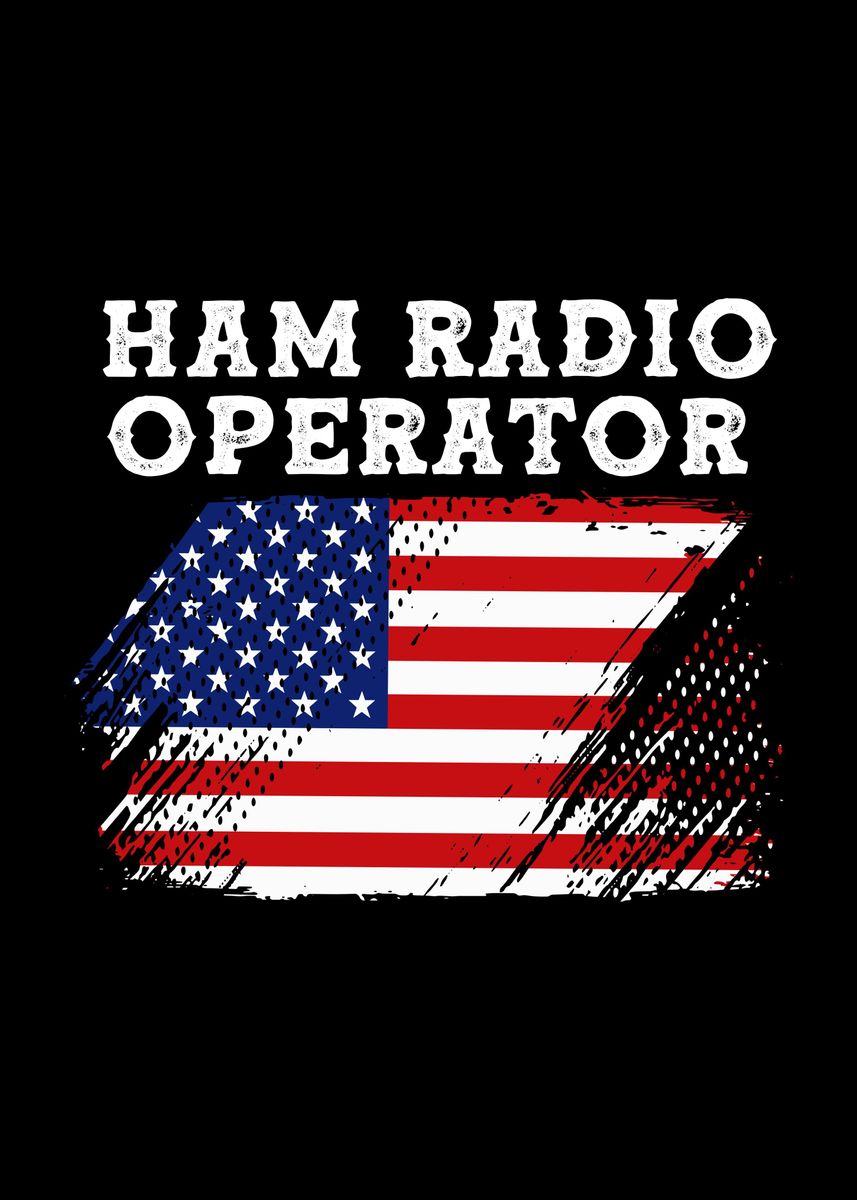 'Ham Radio Operator' Poster, picture, metal print, paint by FunnyGifts ...