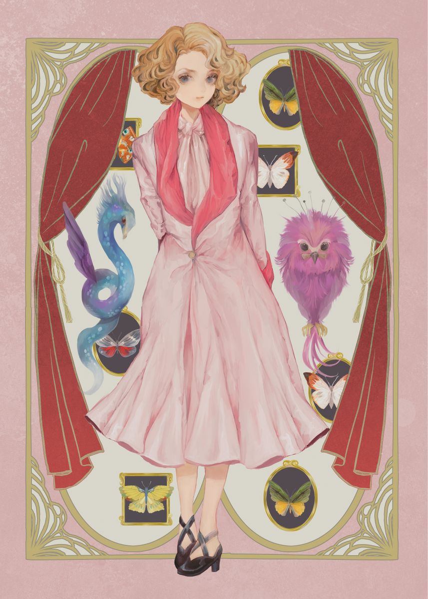 'Queenie' Poster, picture, metal print, paint by Wizarding World | Displate