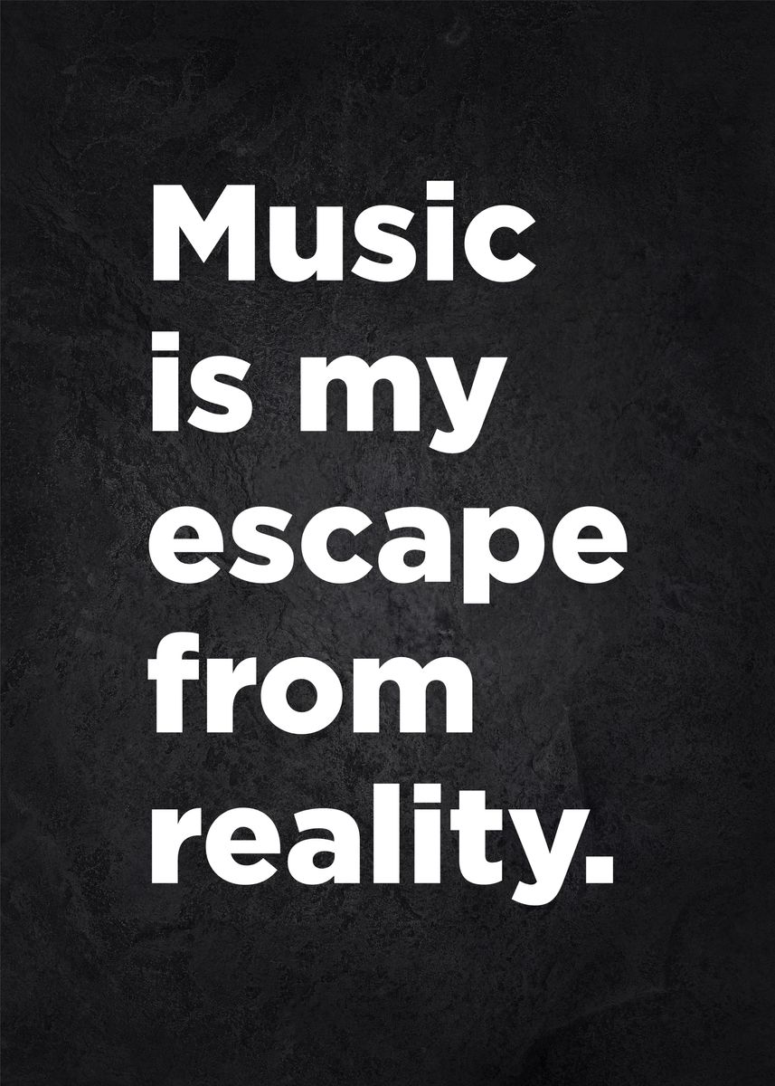 'inspirational music quotes' Poster, picture, metal print, paint by ...