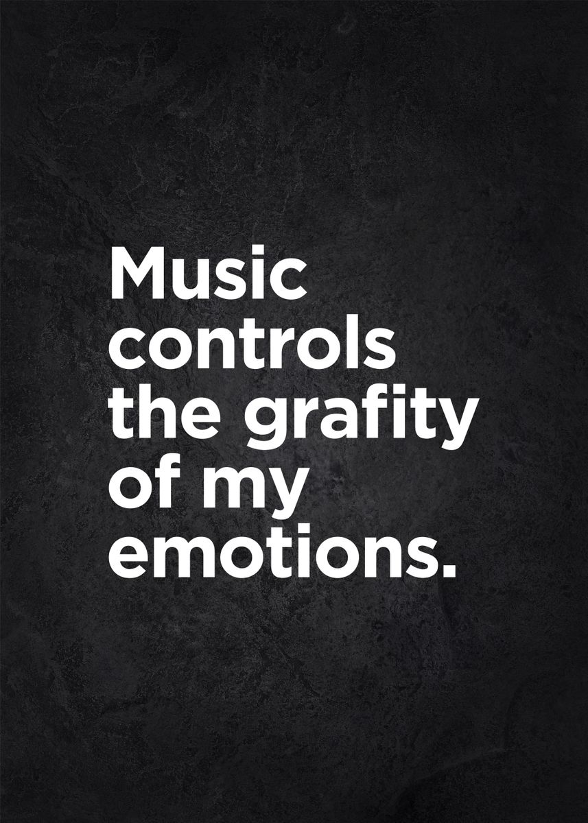 'inspirational music quotes' Poster, picture, metal print, paint by ...