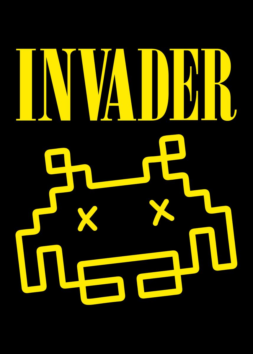 'Invading' Poster, picture, metal print, paint by Demonigote Shirts ...