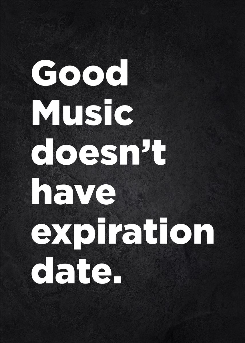 'inspirational music quotes' Poster, picture, metal print, paint by ...