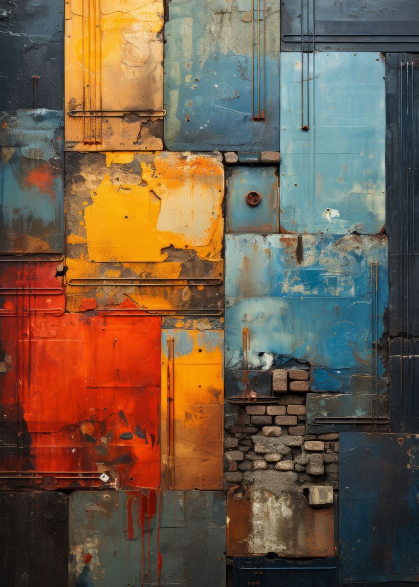 'The Urban Life' Poster, picture, metal print, paint by Novanity | Displate