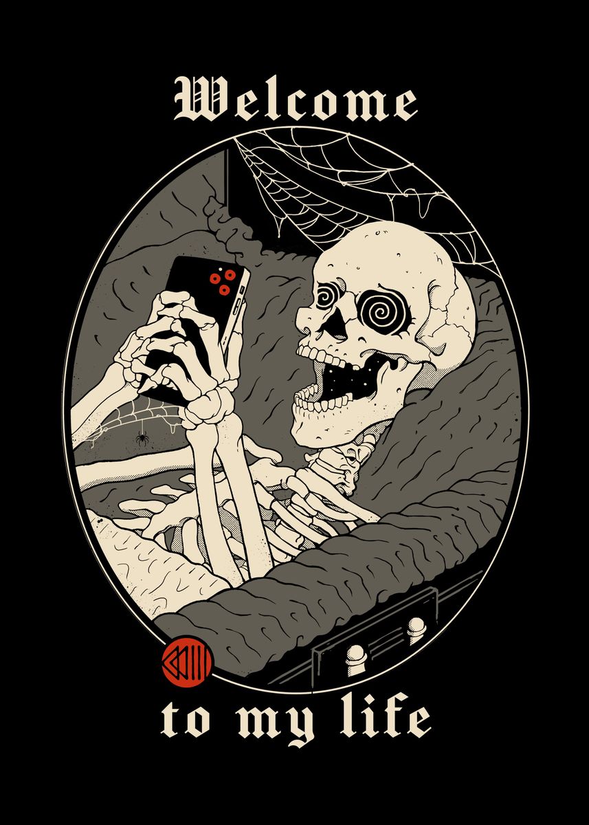 'Doom Scrolling' Poster, picture, metal print, paint by vp trinidad ...