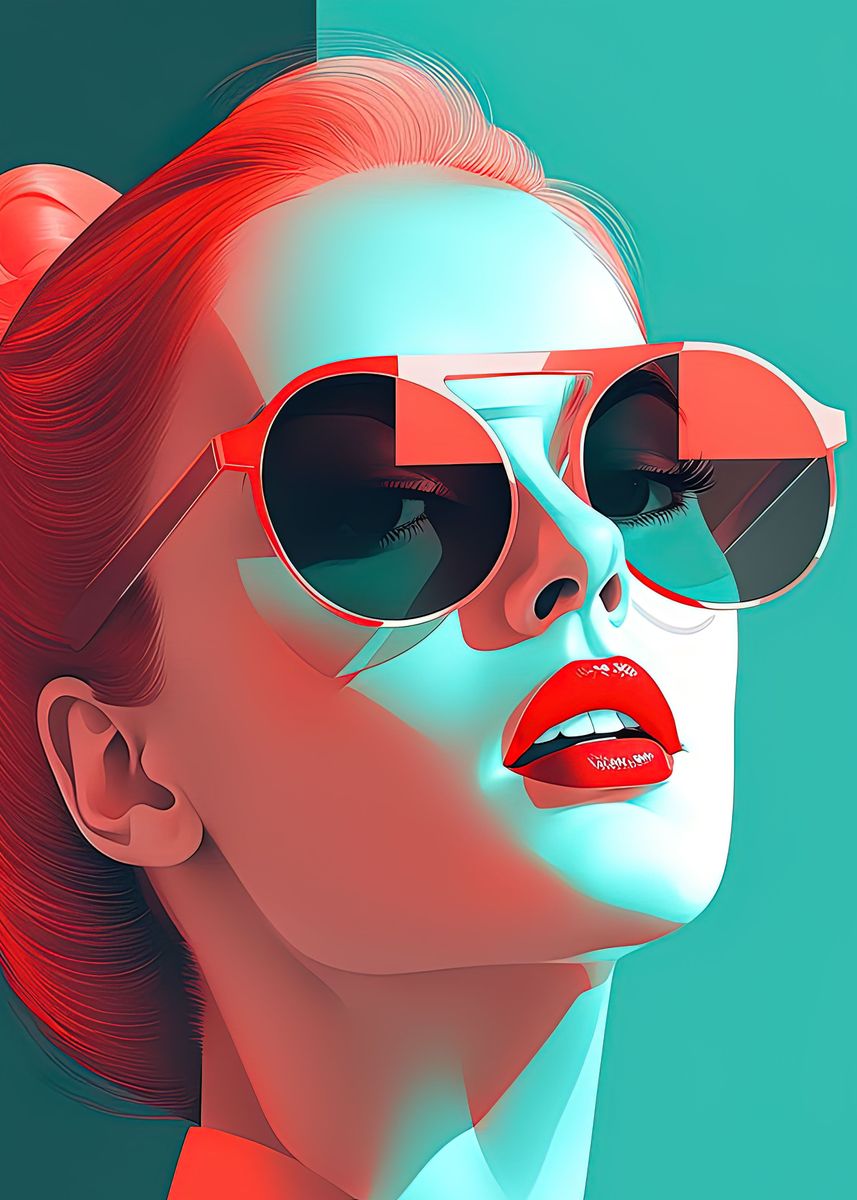 'Beautiful Girl' Poster by Omar Flores | Displate