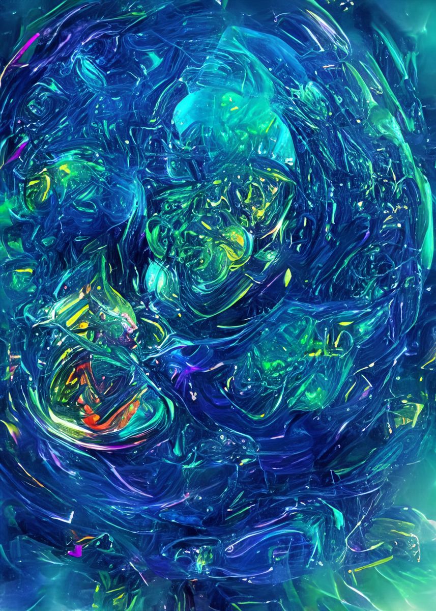 'Abstract 2 Pedro Pascal' Poster by Don Mario | Displate