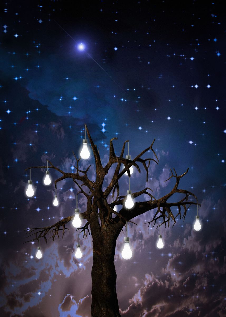 'Surreal Ideas tree' Poster, picture, metal print, paint by Bruce Rolff ...