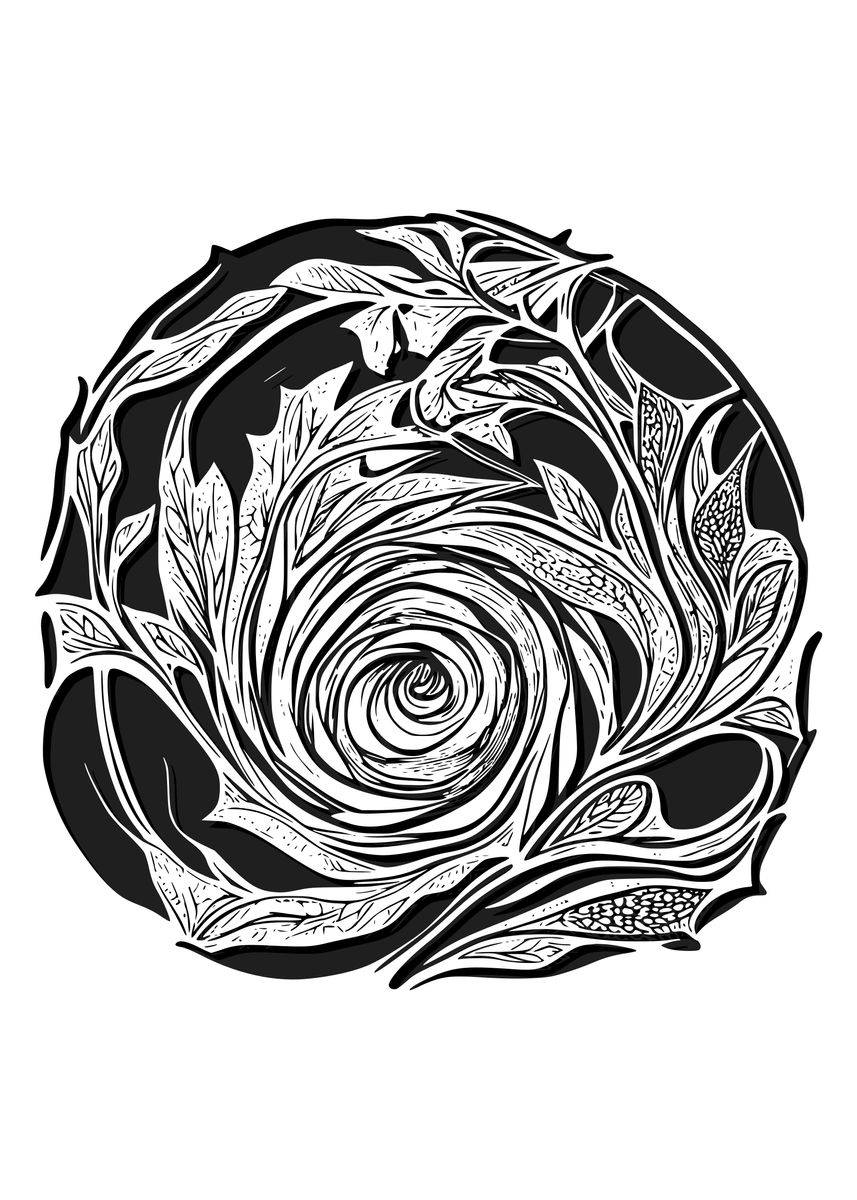 'Modern Abstract Nature' Poster, picture, metal print, paint by Ilya ...