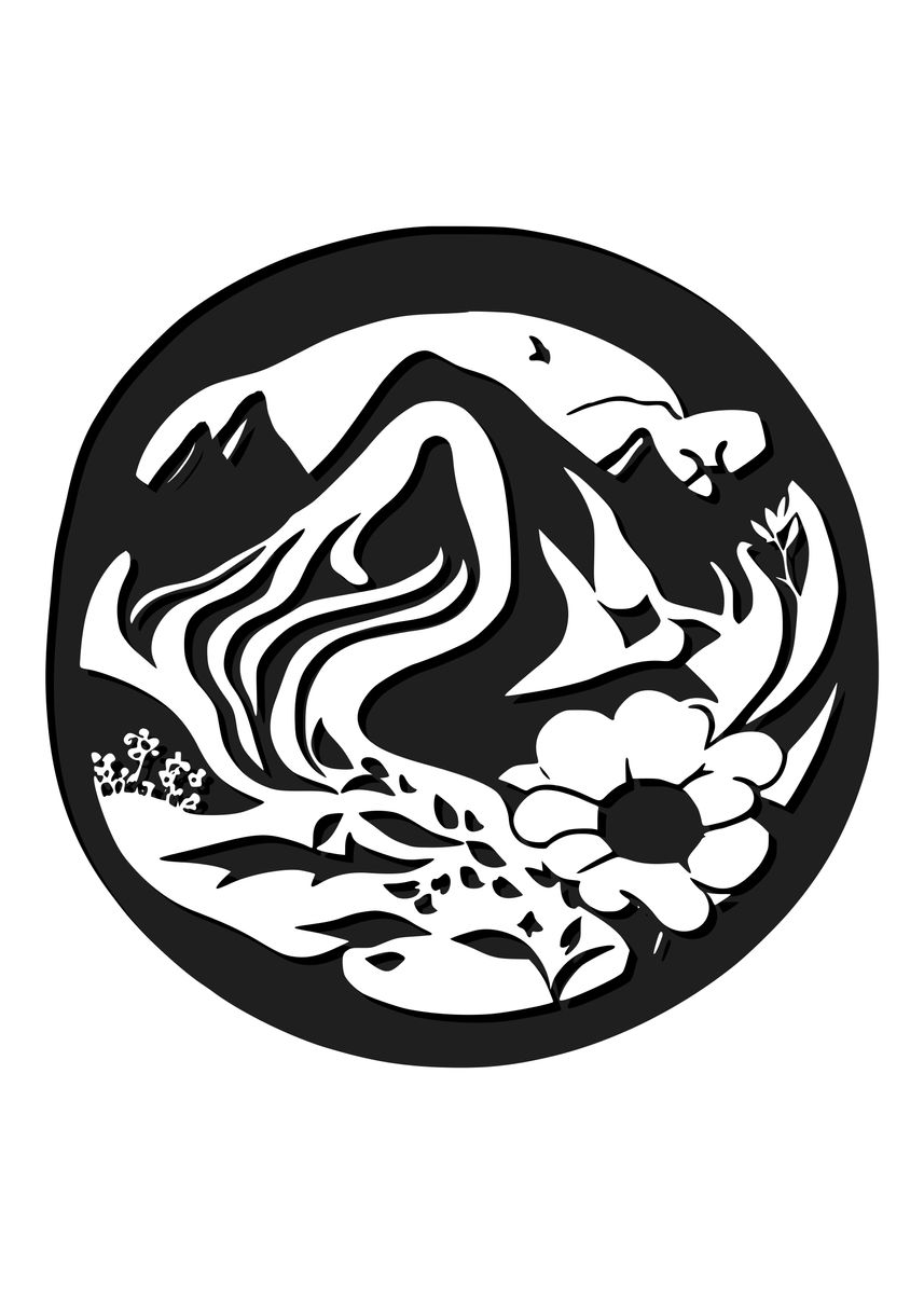 'Modern Abstract Nature' Poster, picture, metal print, paint by Ilya ...