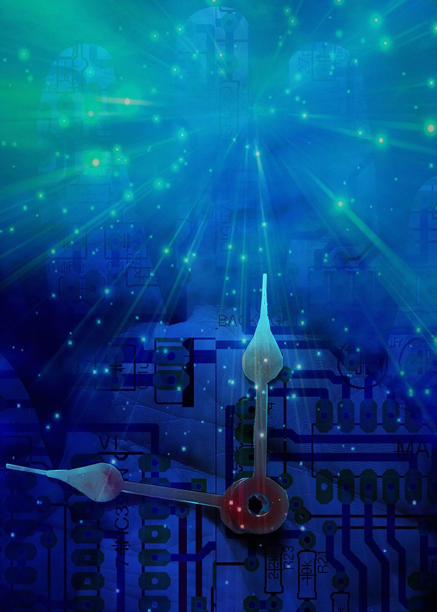 'The Time Machine' Poster, picture, metal print, paint by Bruce Rolff ...