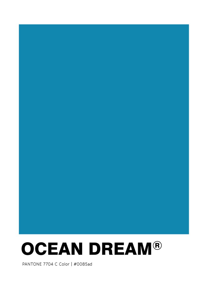'OCEAN DREAM' Poster, picture, metal print, paint by Hakuji Art | Displate