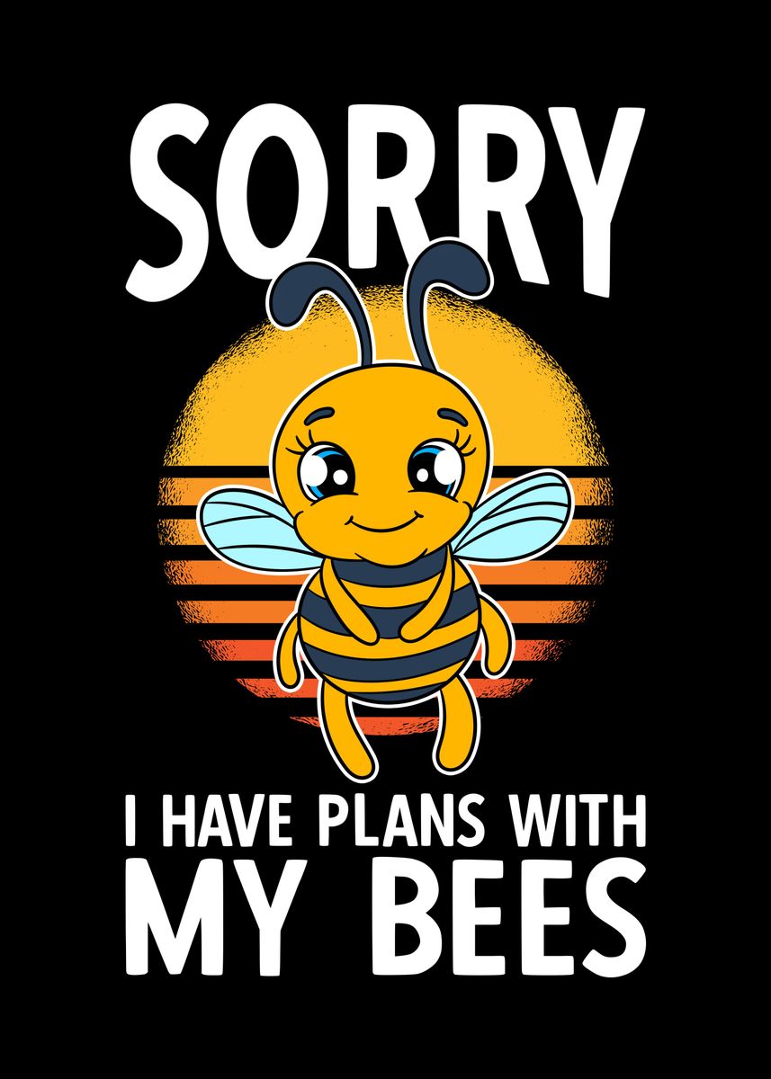 'Beekeeper Bee' Poster by MzumO | Displate