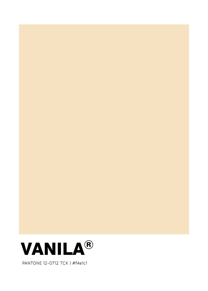 'VANILA' Poster, picture, metal print, paint by Hakuji Art | Displate