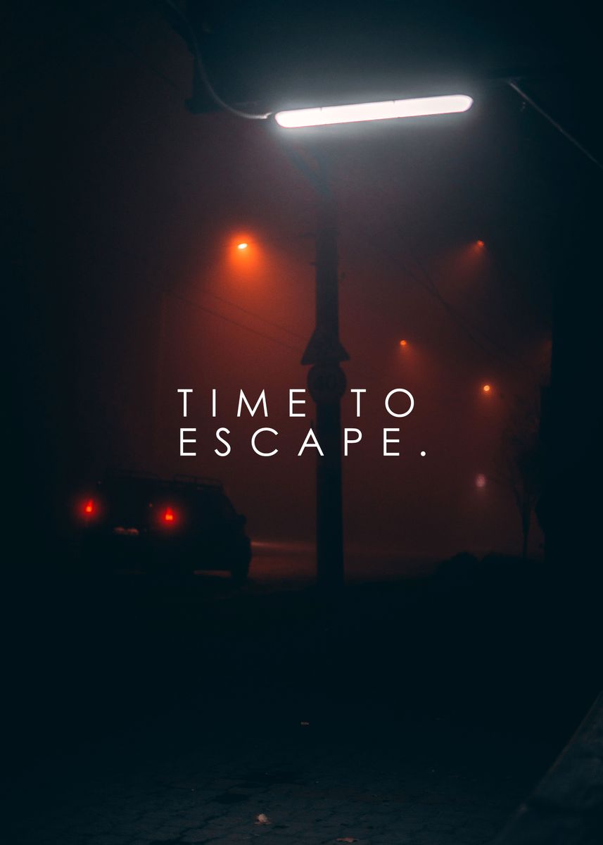 'Time To Escape' Poster, picture, metal print, paint by Mohamed Nemr ...