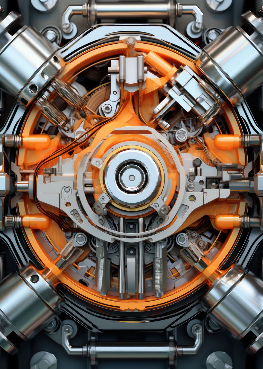 'Precision in Motion' Poster, picture, metal print, paint by ...