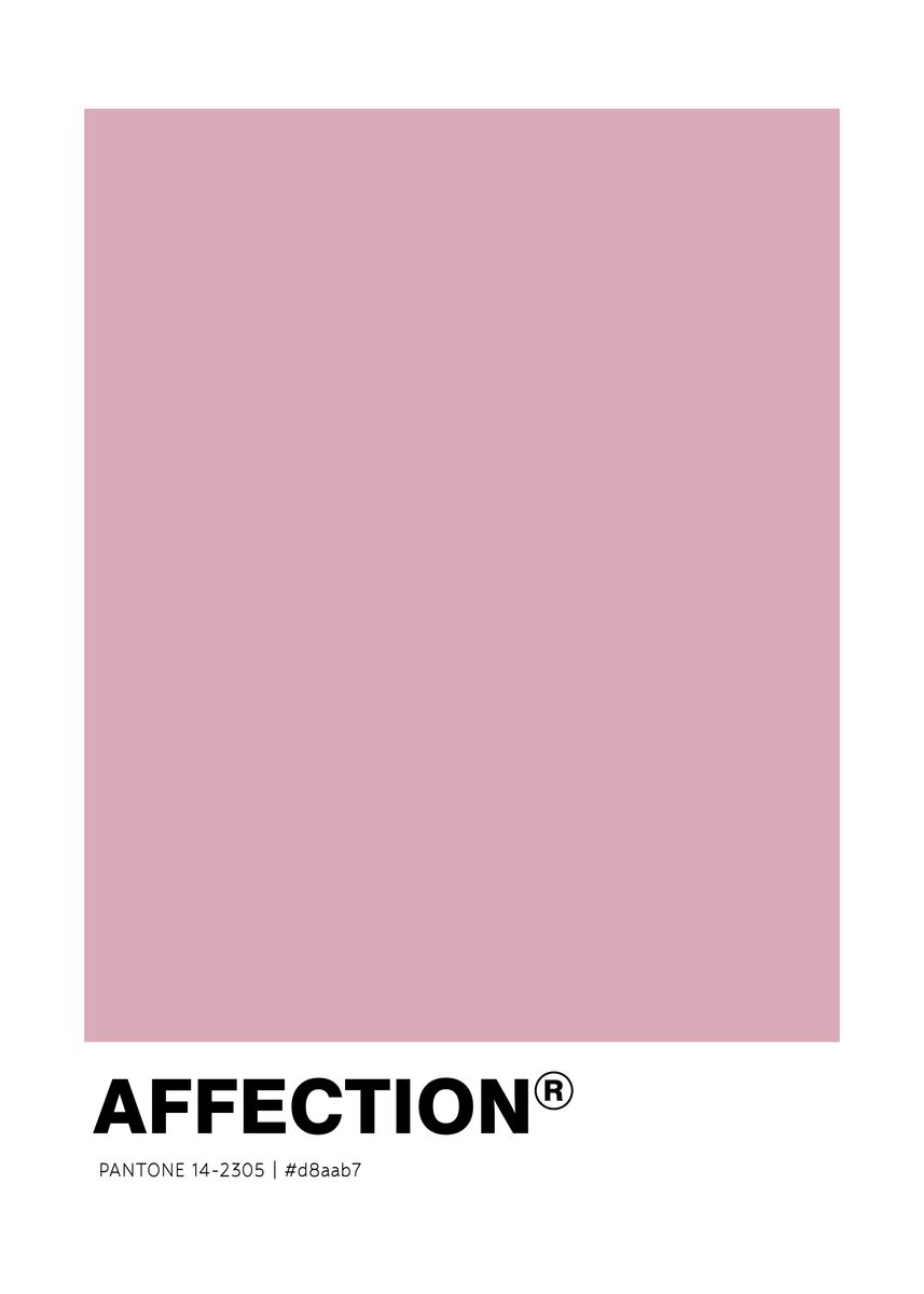 'AFFECTION' Poster, picture, metal print, paint by Hakuji Art | Displate