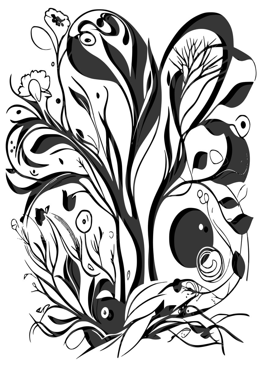 'Abstract Nature' Poster by Ilya Danilov | Displate