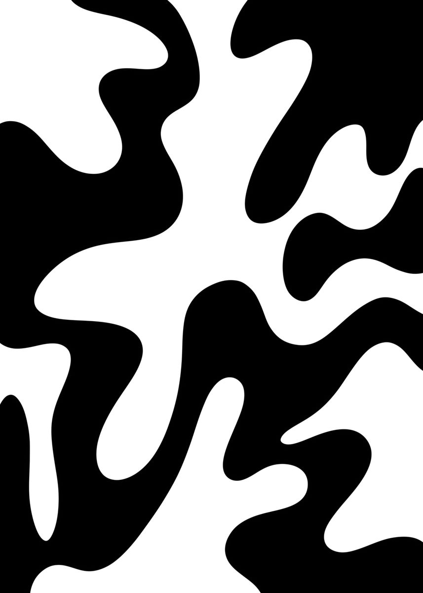 'White Wiggles' Poster, picture, metal print, paint by Dylan McCarty ...