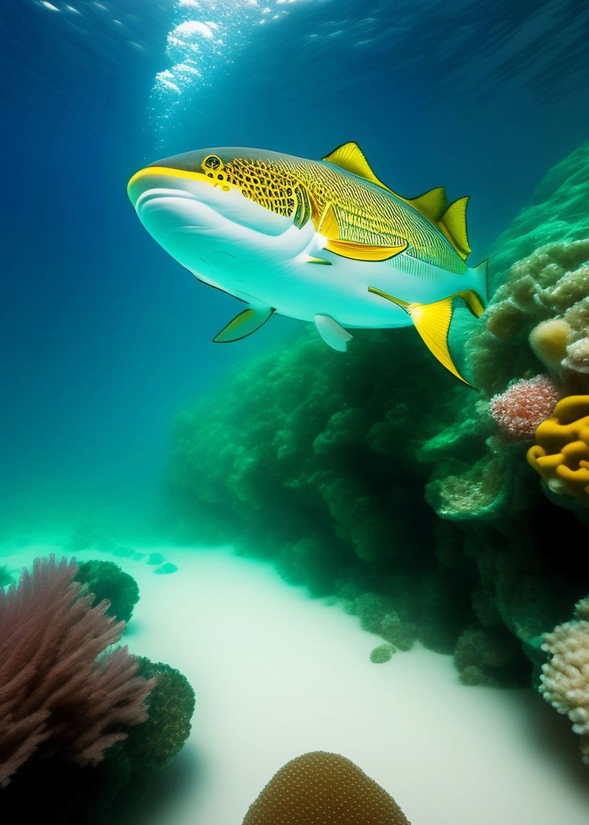 'FISH' Poster by PRIMNEPTI LERT | Displate