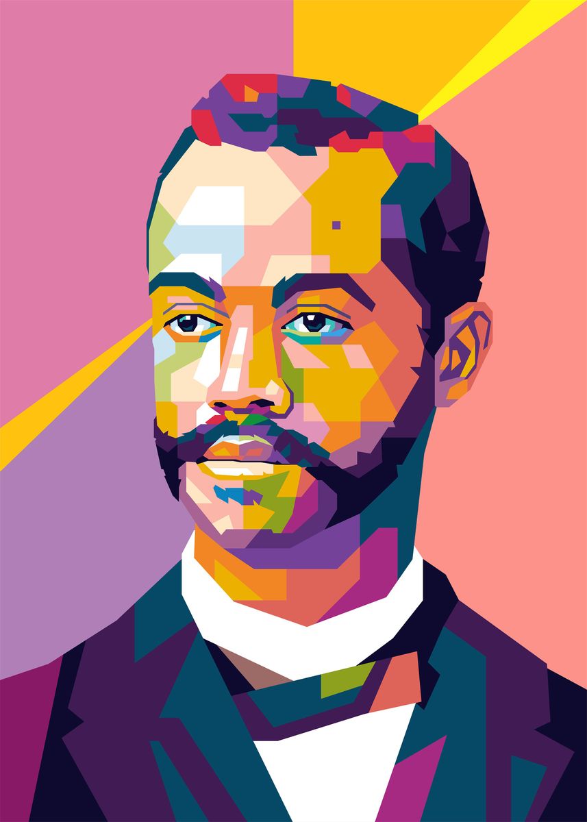 'Charles Henry Turner' Poster, picture, metal print, paint by Mas Nono ...