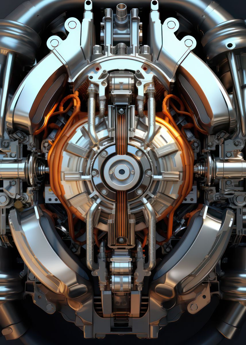 'Precision in Motion' Poster, picture, metal print, paint by jodotodesign | Displate