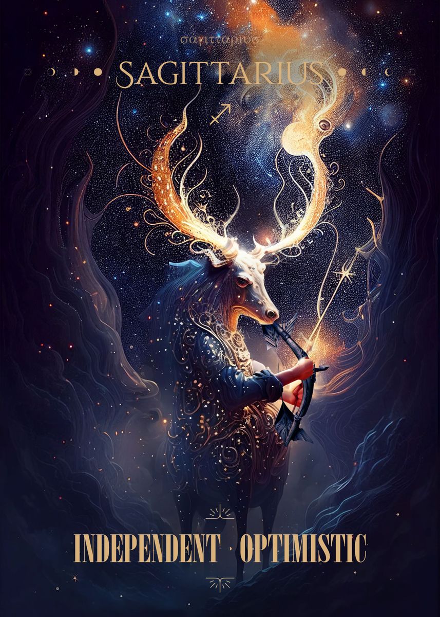 'Sagittarius Zodiac' Poster by Arnaud Letailleur | Displate
