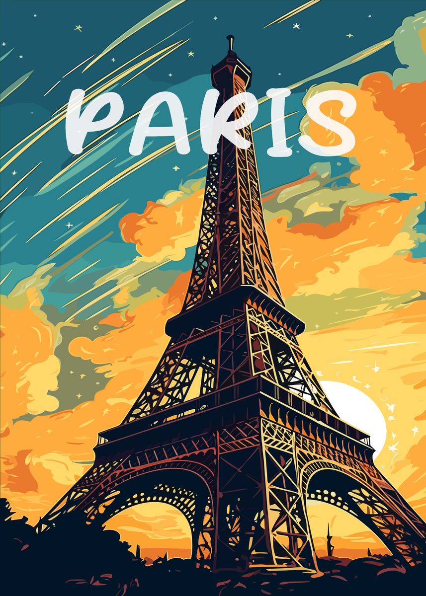 'Paris' Poster by Brice Stankowitch | Displate