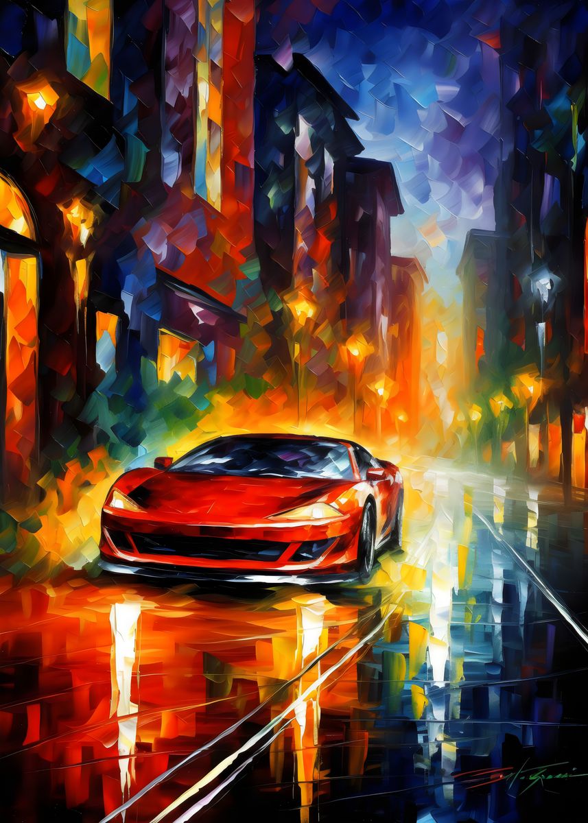 ' Exotic Luxury Super Car' Poster by FutureIsGeek | Displate