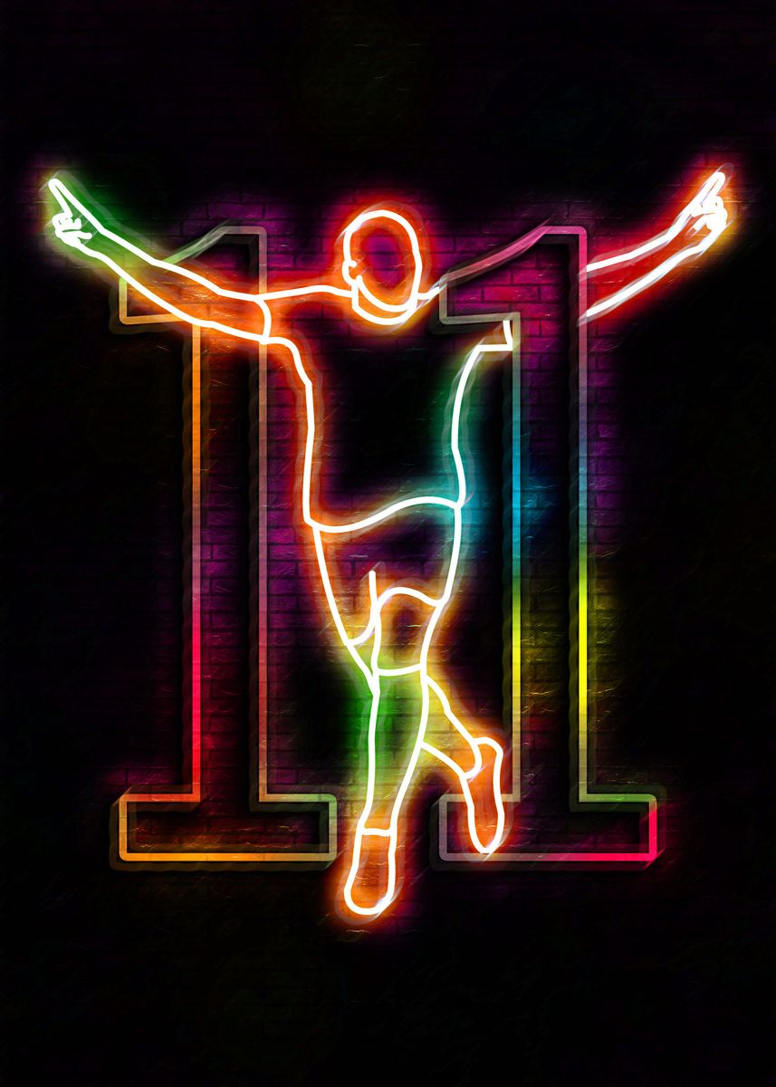 'squad football number 11' Poster, picture, metal print, paint by Izmo ...