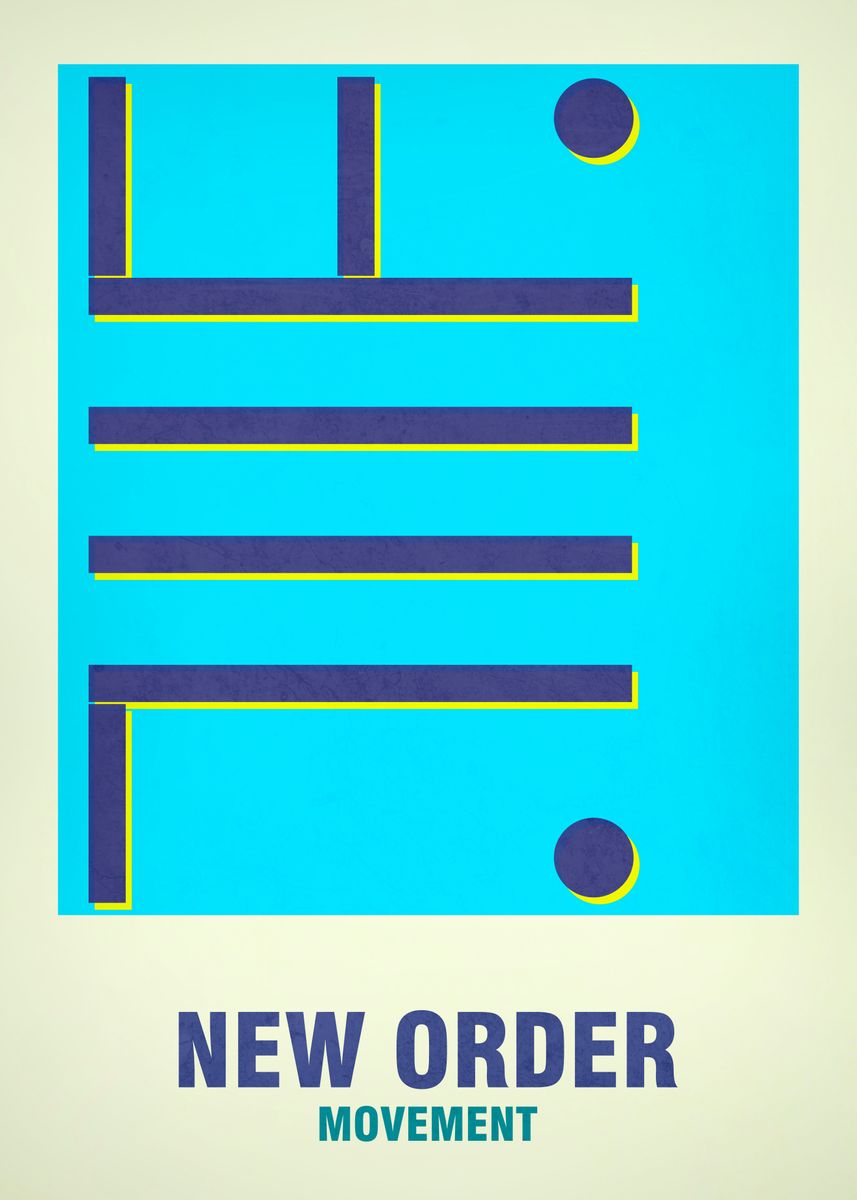 'MOVEMENT' Poster, picture, metal print, paint by KIMIDIGI | Displate