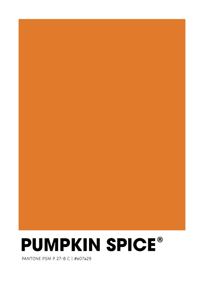 'Pumpkin Spice' Poster, picture, metal print, paint by Hakuji Art ...