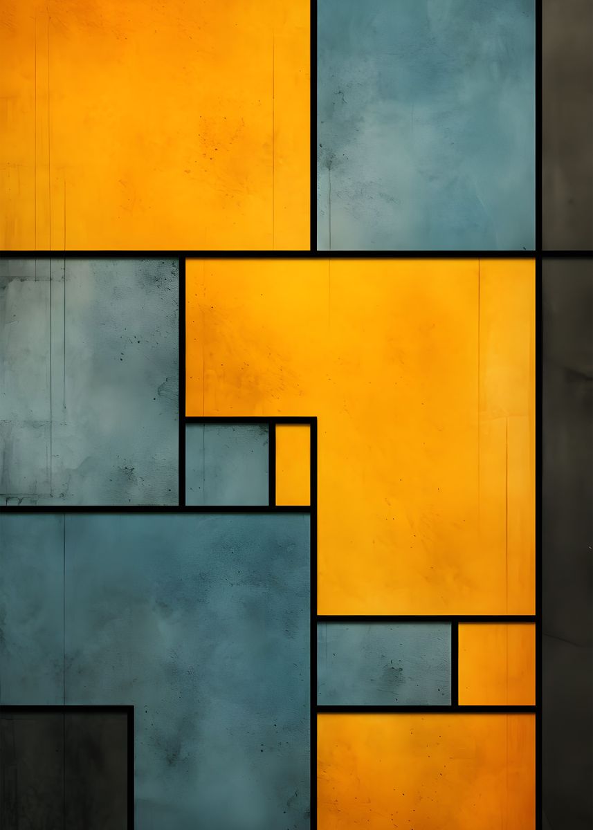 'Abstract expressionism' Poster, picture, metal print, paint by Poster ...