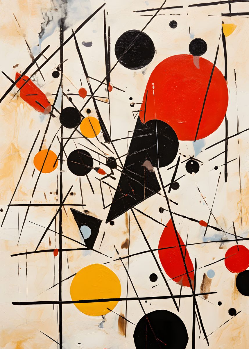 'Abstract expressionism' Poster by Poster Fam | Displate