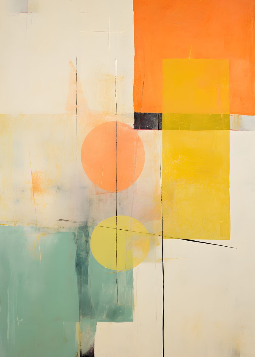 'Abstract expressionism' Poster, picture, metal print, paint by Poster ...