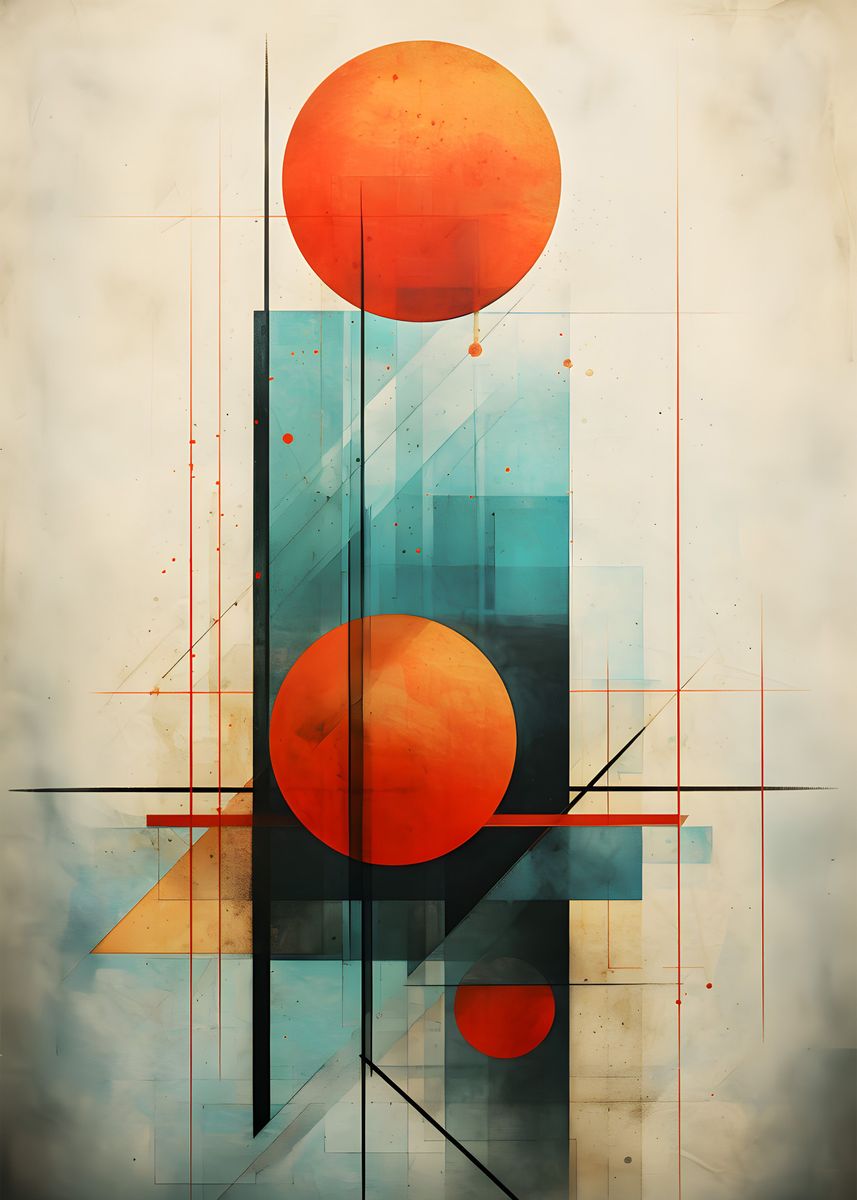 'Abstract expressionism' Poster, picture, metal print, paint by Poster ...