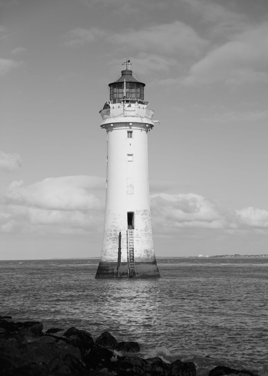 'lighthouse' Poster, picture, metal print, paint by Fallout Digital ...