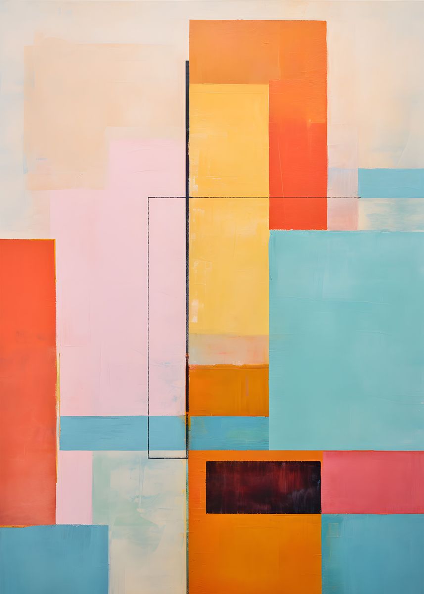 'Abstract expressionism' Poster, picture, metal print, paint by Poster ...