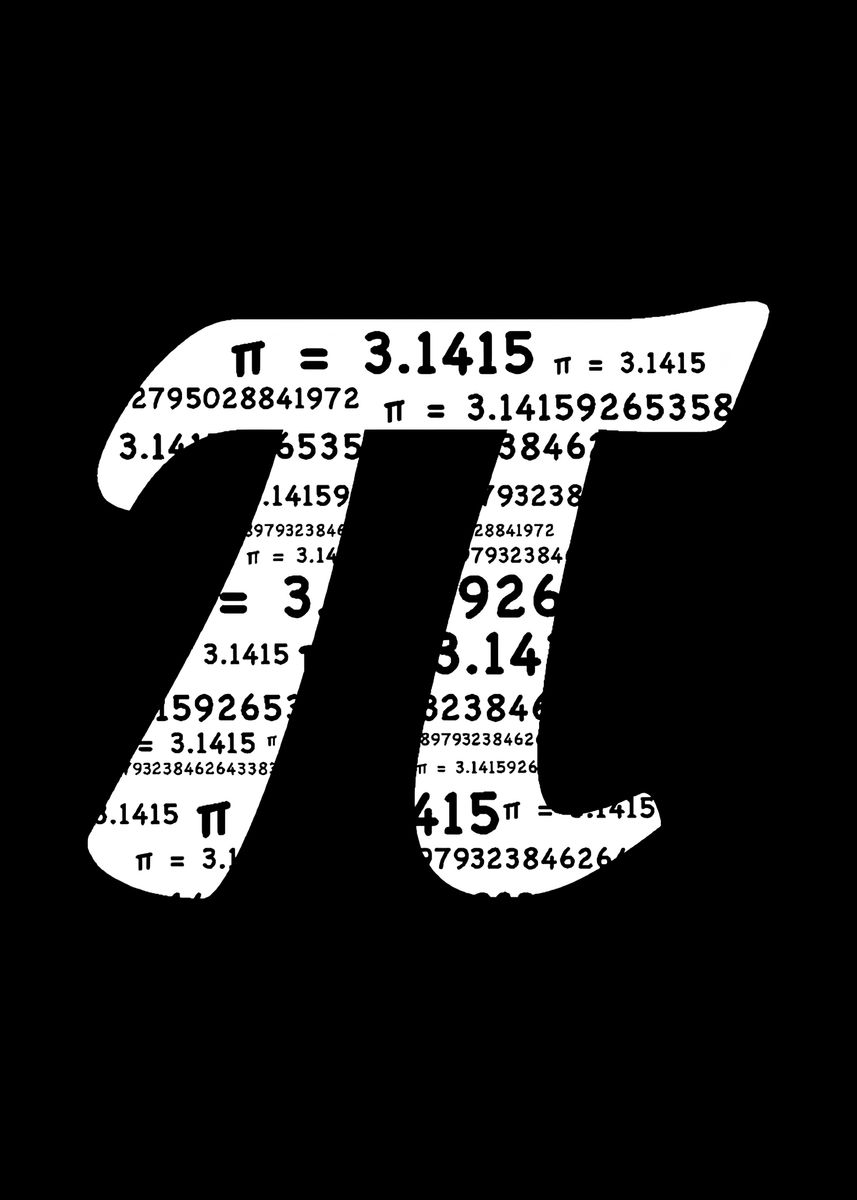 'Math Pi Day' Poster, picture, metal print, paint by Olivia Design ...