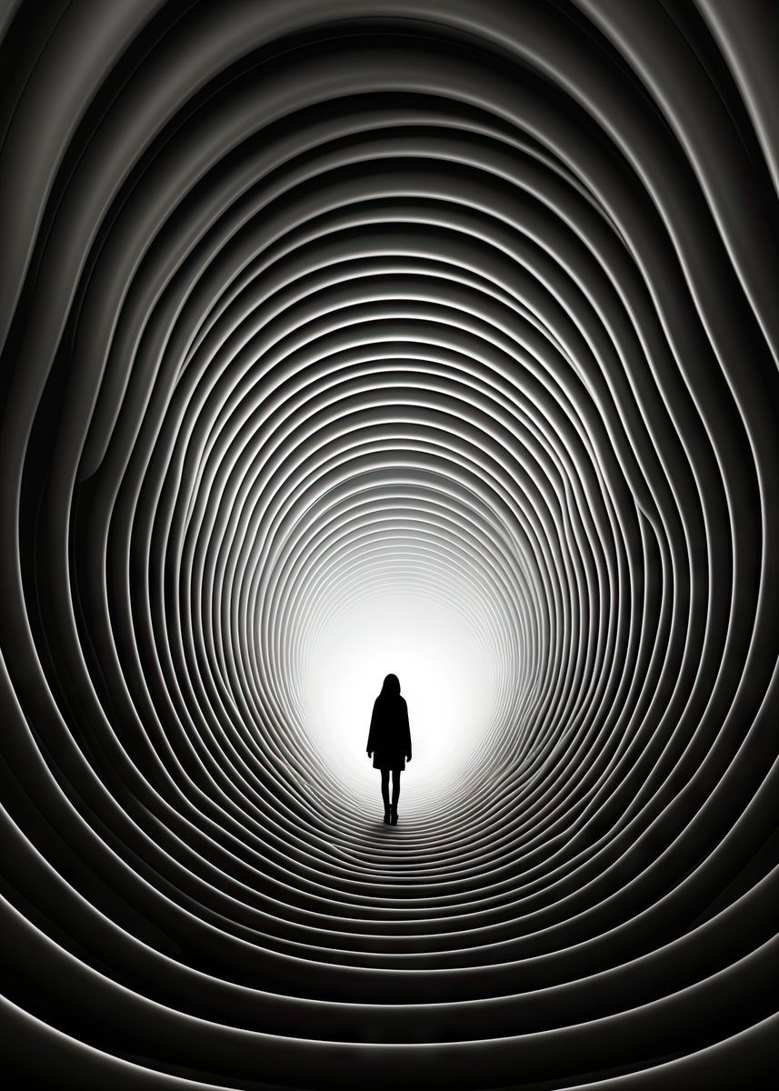 'The shadow' Poster, picture, metal print, paint by Jerhus | Displate