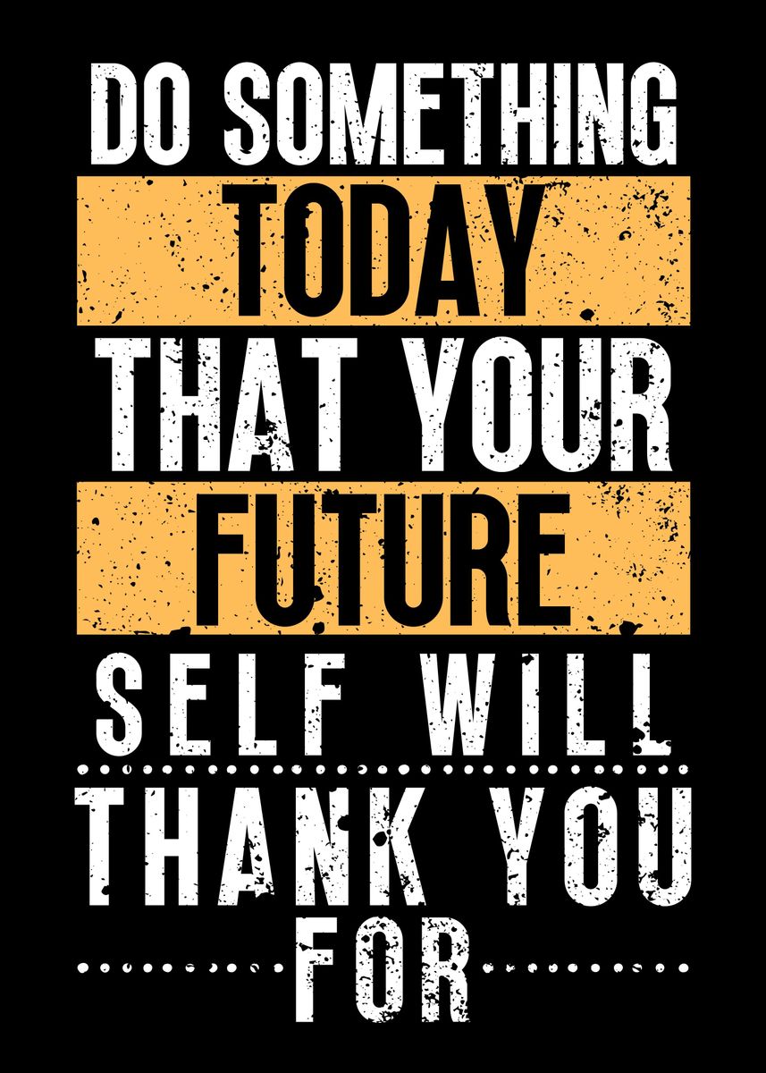 'Gym Motivation Quote' Poster, picture, metal print, paint by Yess | Displate